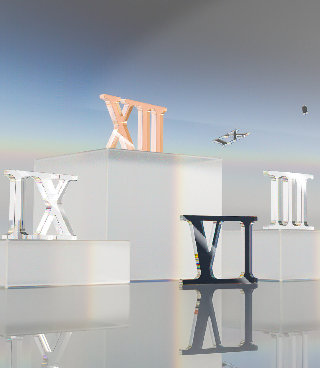 The Hubble Traveller 1 Mark Ring with Roman Numerals